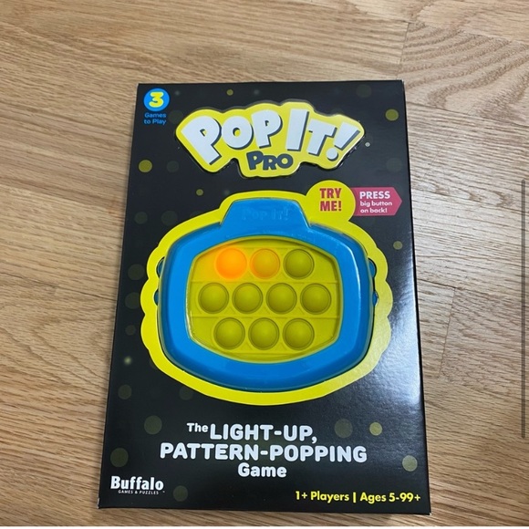 Toys | Pop It Pro Light Up Fidget Game New Kids Toy Light Uppattern ...